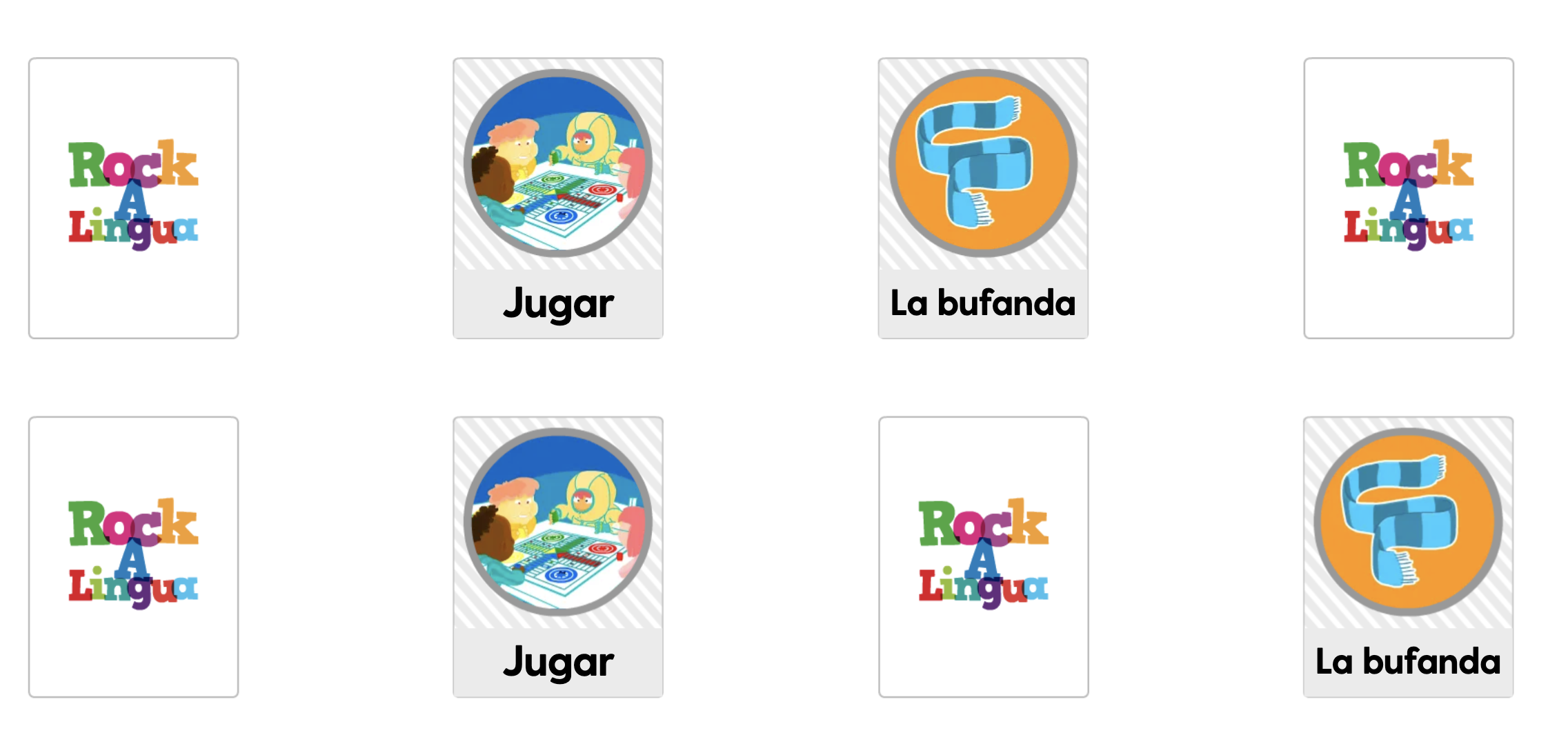 Winter 2 - Spanish Winter Vocabulary and Activities Game