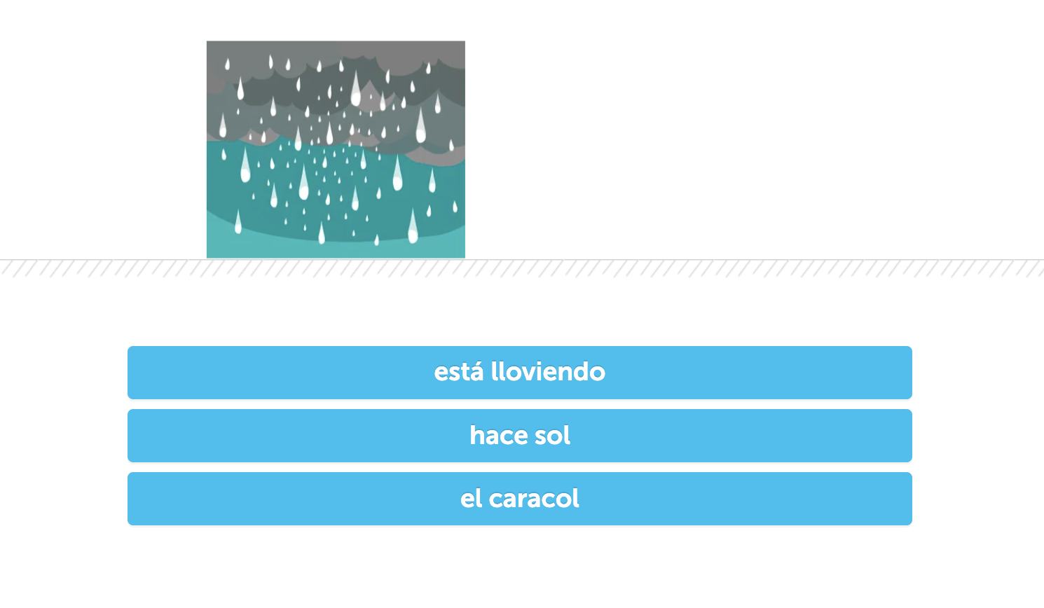 Look Out the Window (Weather) - Spanish Weather Game