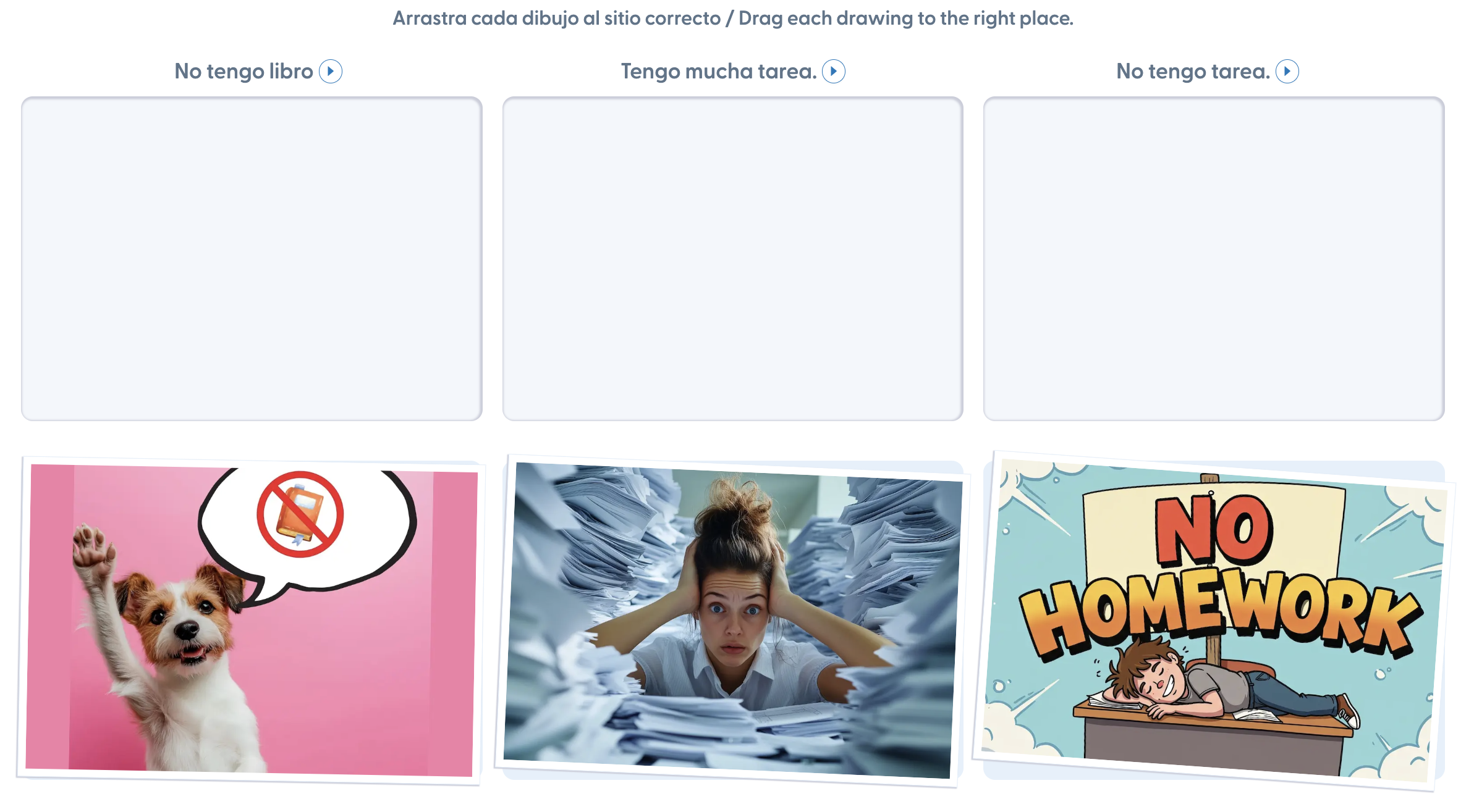 Common Classroom Phrases – Spanish Story